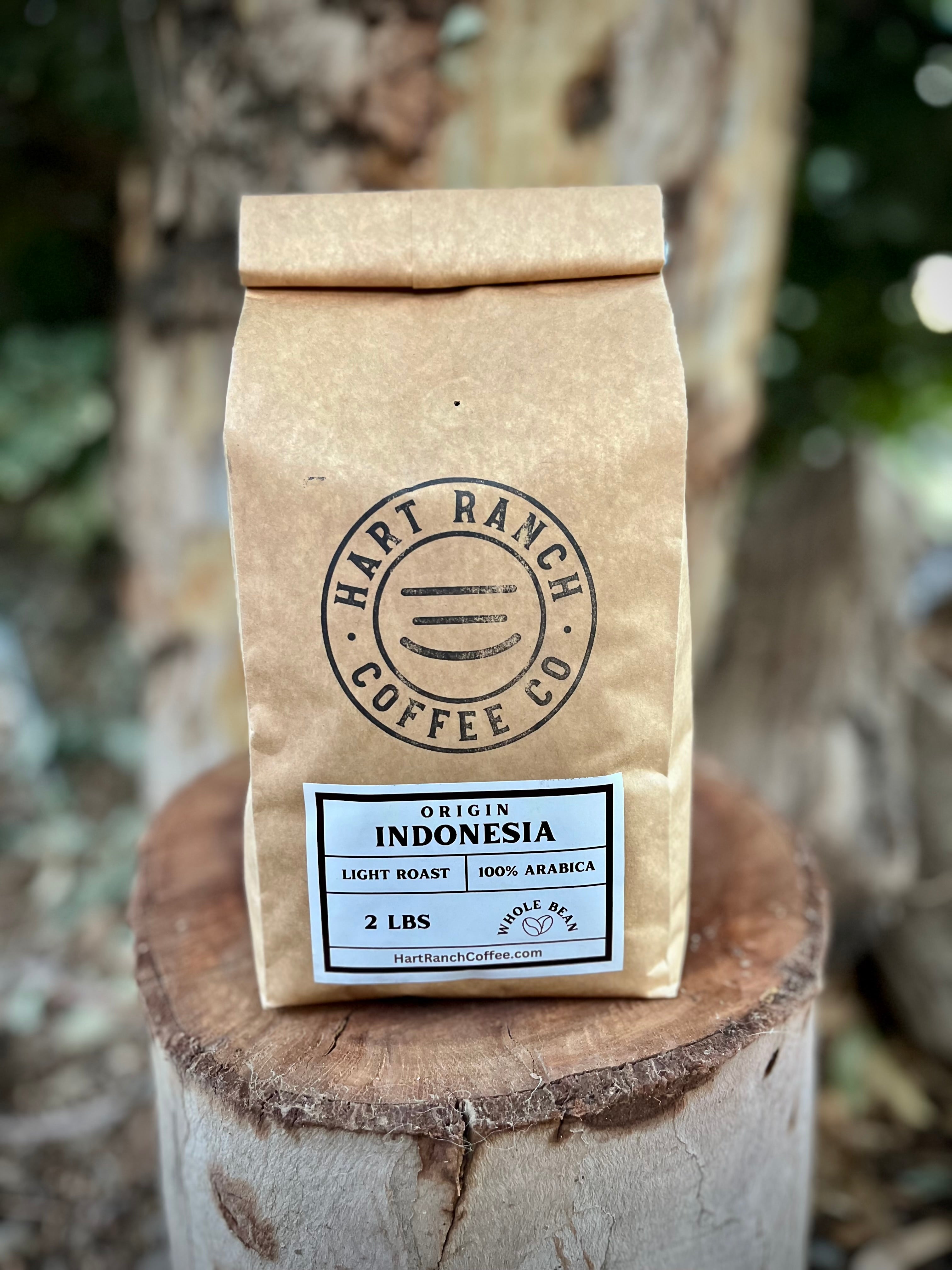 INDONESIA DARK ROAST COFFEE – Hart Ranch Coffee Company